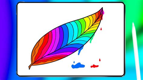 Feather Gradient Learn To Draw Draw On Procreate Digital Art Youtube