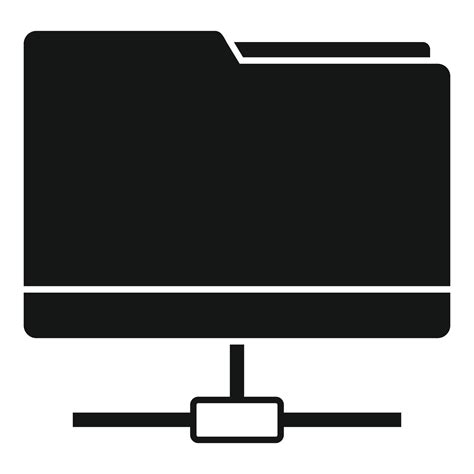 Network Folder Icon Simple Style 14669953 Vector Art At Vecteezy