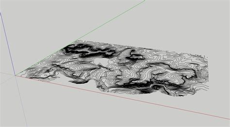 How To Convert Flat Contours Into Terrain Automatically Sketchup