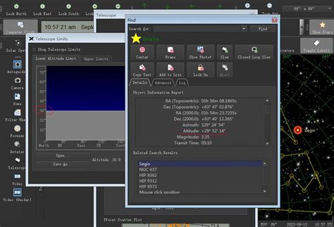 Telescope Limits Won T Work Astronomy Software Computers Cloudy Nights