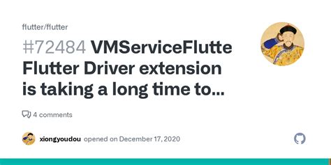 Vmserviceflutterdriver Flutter Driver Extension Is Taking A Long Time