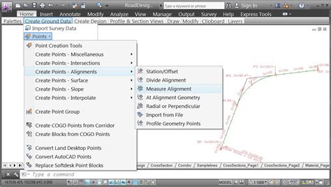 acquiring the x y z points of an alignment autodesk community