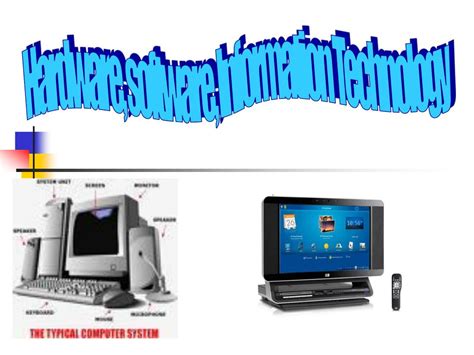 PPT Hardware Software Information Technology PowerPoint Presentation ID