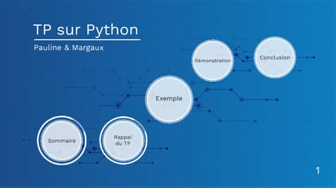 présentation tp python by Margaux Guilloux on Prezi