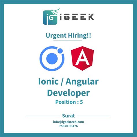 Hiring Ionic Angular Vatsal Sonani