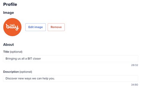 How Do I Customize My Bitly Page Design Bitly Support