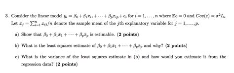 solved consider the simple linear regression model yi