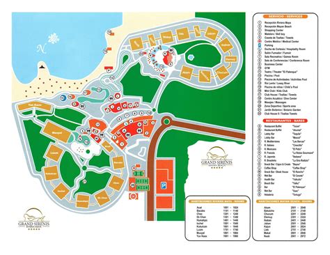 Grand Riviera Princess Map