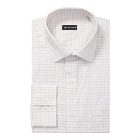 Mens Van Heusen Ultra Wrinkle Free Regular Fit Dress Shirt