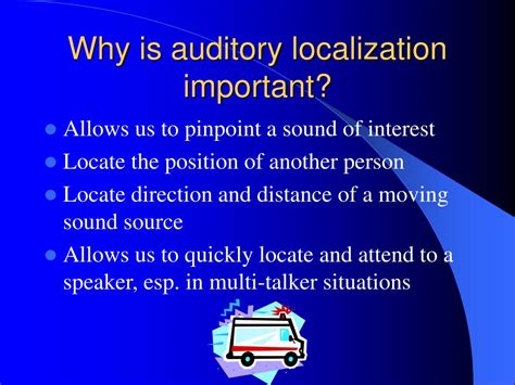 Ppt Auditory Localization Powerpoint Presentation Free Download Id