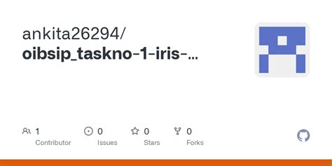 github ankita26294 oibsip taskno 1 iris flower classification