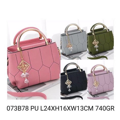 073b78 137 000 Material Pu Size L24xh16xw13cm Weight 740gr Color Pink Green Purple Black Grey