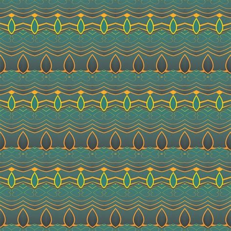 Premium Vector Seamless Vector Abstract Pattern Symmetrical Geometric Background With