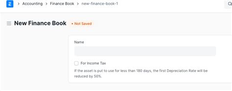 Finance Book Needed Checkbox Field In Account Module · Issue 34291
