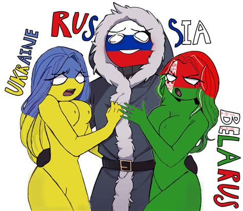 Rule 34 1man 2women Belarus Countryhumans Countryhumans