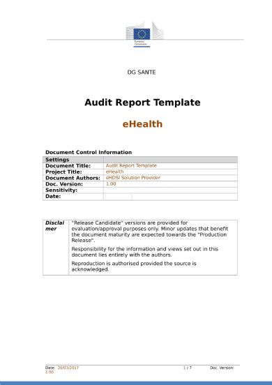 FREE 6 Technical Audit Report Samples In PDF MS Word