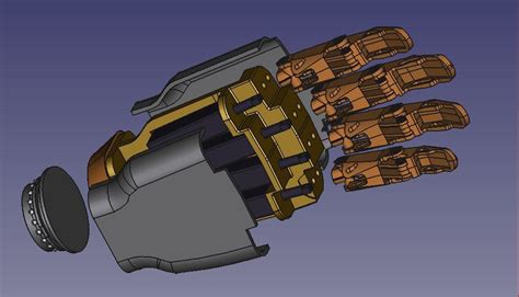 Bionic Hand 3d Model Stl Files Zip Cgtrader