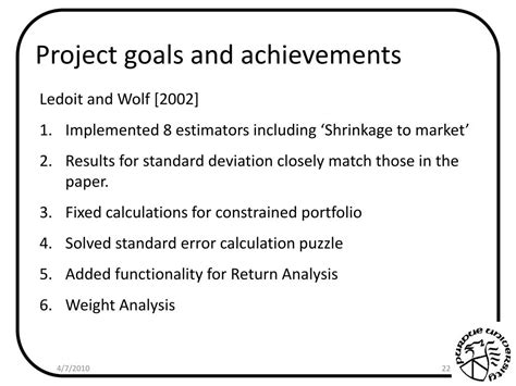 Ppt Covariance Estimation For Markowitz Portfolio Optimization Powerpoint Presentation Id