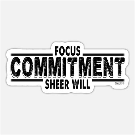 Commitments Stickers Unique Designs Spreadshirt