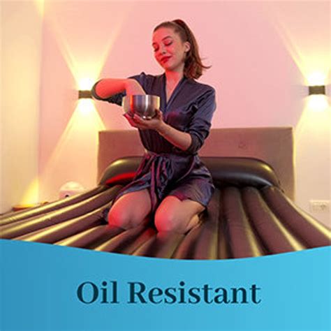 Inflatable Nuru Air Bed Mattress Portable Black Airbed Massage Bed