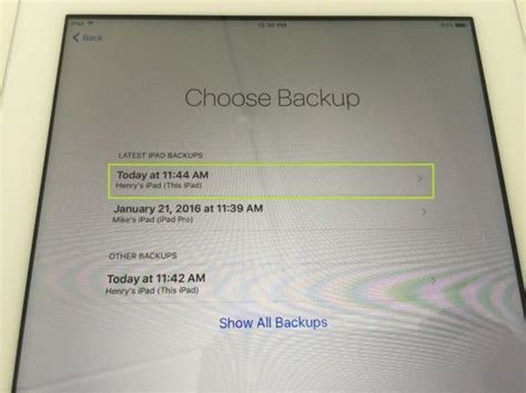 How To Backup And Restore An IPad With ICloud And ITunes Laptop Mag