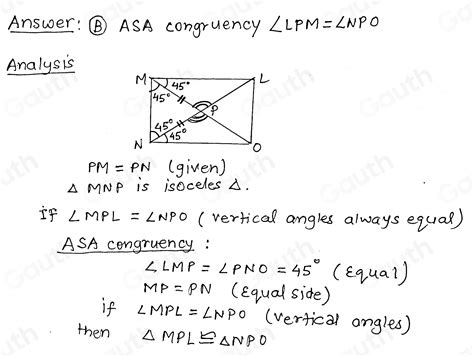 solved given overline pm≌ overline pn overline lm⊥ overline mn