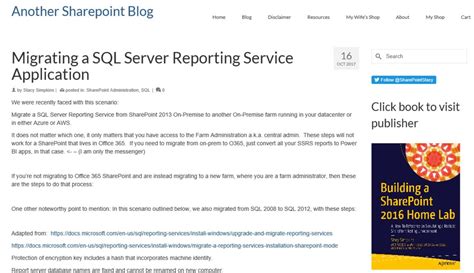 Migrating A Sql Server Reporting Service Application