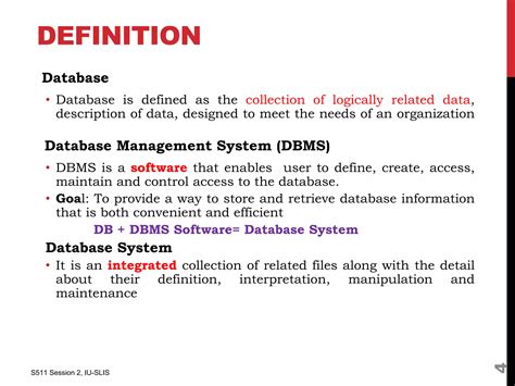 Introduction To Rdbms Ppt