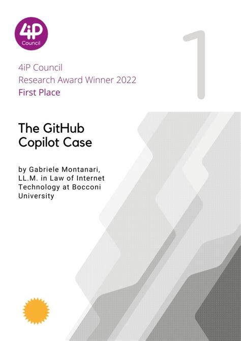 the github copilot case 4ip council