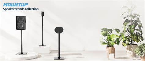 Mountup Universal Speaker Stands Pair For Surround Sound