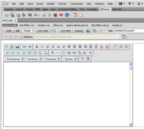 advanced html editor 3 comes with fantastic dreamweaver integration