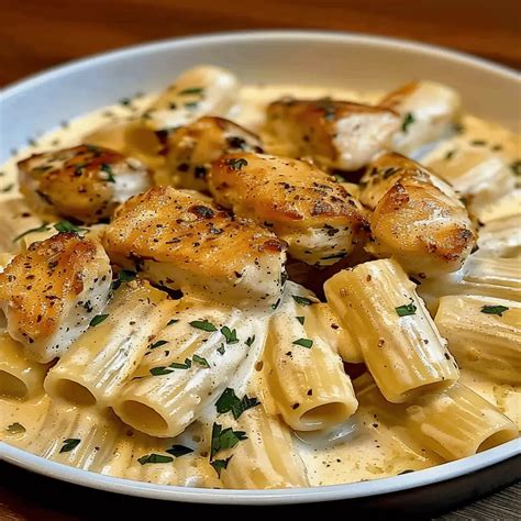 Garlic Parmesan Chicken Rigatoni