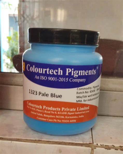 Pigments Colour Bar Colour Tech Clear Tones Blue Tek Plastic Jar
