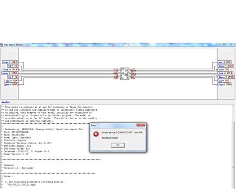 tina spice sn74lvc74a error in adding spice model to tina simulation