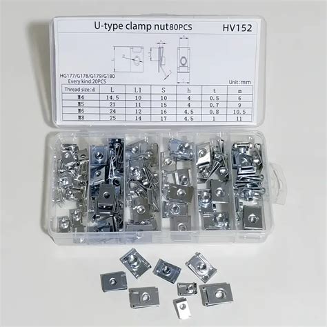 U Clip Nut Set Cars M4 M5 M6 M8 Sizes Ideal Engine Fenders Temu