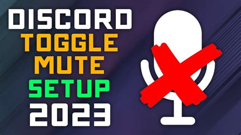 How To Setup A Discord Toggle Mute Button Updated Guide YouTube