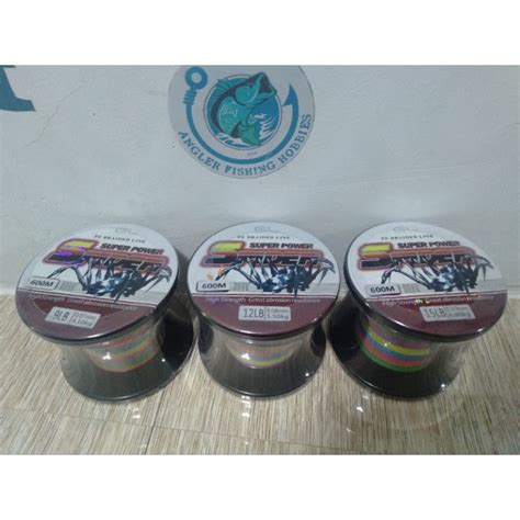 Spider Braid Super Power 600m Multicolor X4 Shopee Philippines