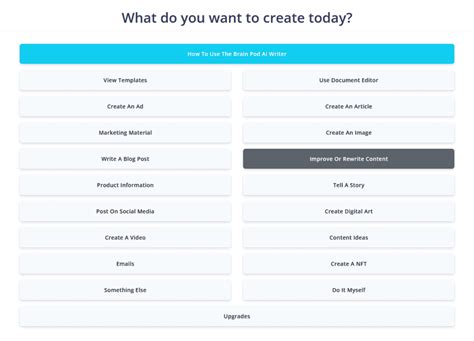 How To Rewrite And Improve Content Using The Brain Pod Ai Writer Brain Pod Ai