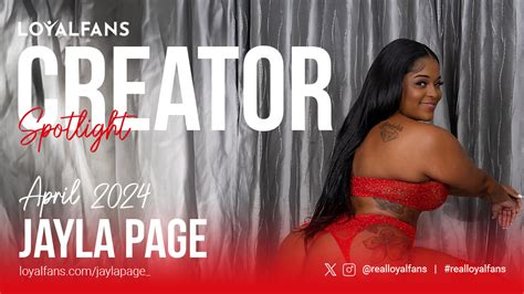Jayla Page Named Realloyalfans Featured Creator For April