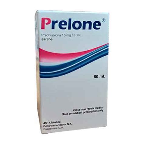 Prelone 15mg 5ml 60ml Jarabe Distribuidor De Asta Medica