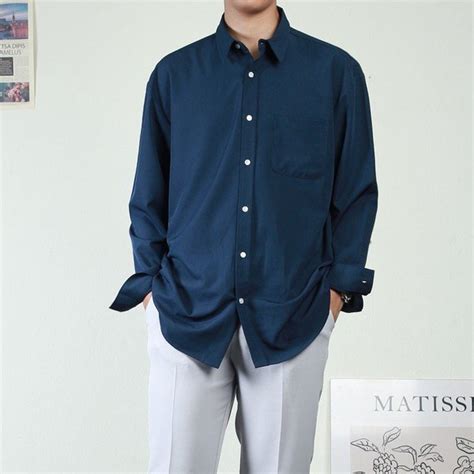 남자 오버핏 셔츠 링클프리 남방 와이셔츠 스판 빅사이즈 4xl까지 Jk306 4 P347335321 Ssg Com