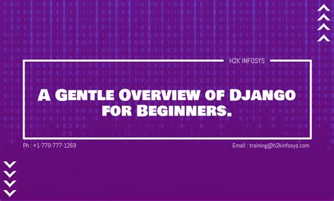 A Gentle Overview Of Django For Beginners H2k Infosys Blog
