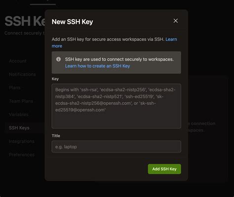 Introducing Workspace Ssh Support Using Your Own Private Keys Blog