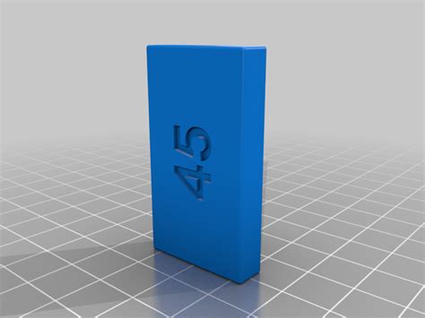 Free 3d File Domino Calibration Stone・3d Printer Model To Download・cults