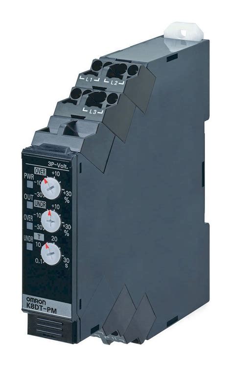 Omron Phase Voltage Monitoring Relay With Spdt Contacts 3 Phase Overvoltage Undervoltage