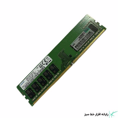 رم سرور اچ پی Hp 8gb Single Rank X8 Ddr4 2666 سرور خط سبز