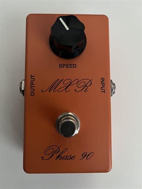 Mxr Phase 90 74 Script Logo Reissue Orange Reverb