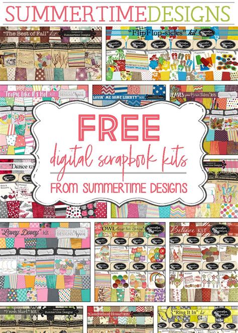 Free Digital Scrapbook Kits Made From The Heart Free Digital