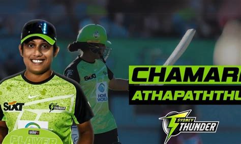 Chamari Signs Deal With Sydney Thunder For 3 Seasons Sri Lanka Mirror