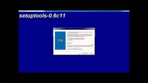 Python Setup Tools Install Youtube